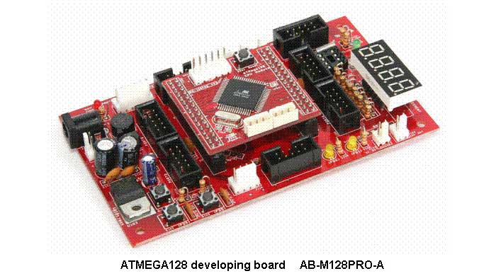 Avr Mega128 개발보드메인보드만 Ab M128pro A Main 마이크로 프로세서개발보드 Mcu보드제어모듈